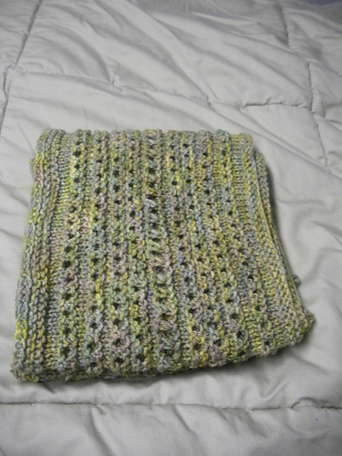 Ravelry: Falling Eyelet Cowl pattern by Aja Morris