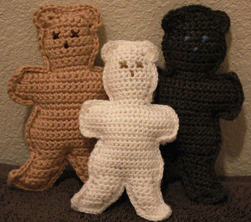 Ravelry: Flat Teddy Bear pattern by stephcan13