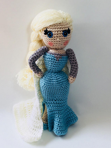 Ravelry: Frozen Elsa Plush Doll pattern by Stevie Hill