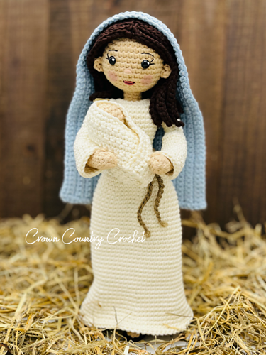 Ravelry: Nativity The Virgin Mary Doll pattern by Stevie Hill
