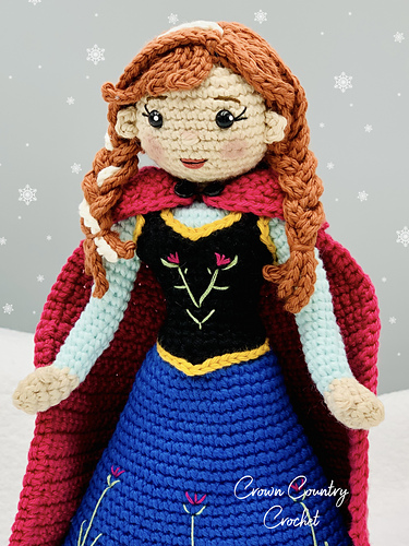 Ravelry: Winter Princess Anna Doll pattern by Stevie Hill