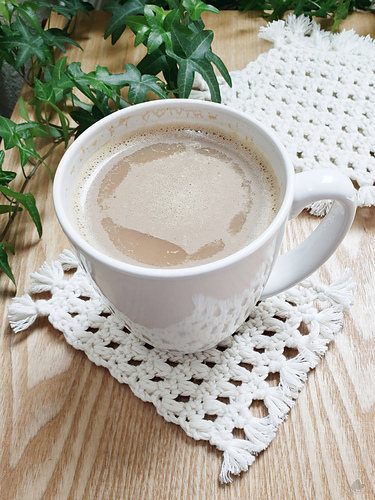 Ravelry: Macrame Inspired Coasters pattern by Sarah Watson