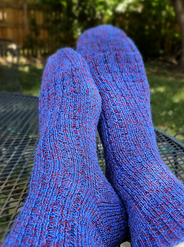 Ravelry: The Everyday Broken Rib Socks pattern by Cynthia Wilson