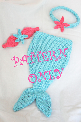 Ravelry: Baby Mermaid Costume pattern by Heather W. Sides