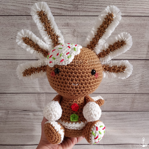Ravelry: The Gingerbread Axolotl pattern by Stitchnhope Crochet