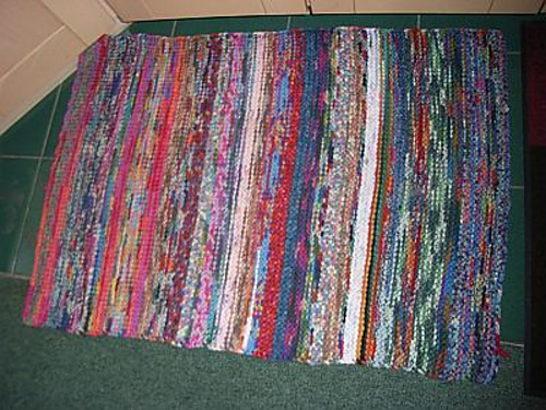 Ravelry: Lefty – the sock yarn leftover carpet :) pattern by Sandra Jäger