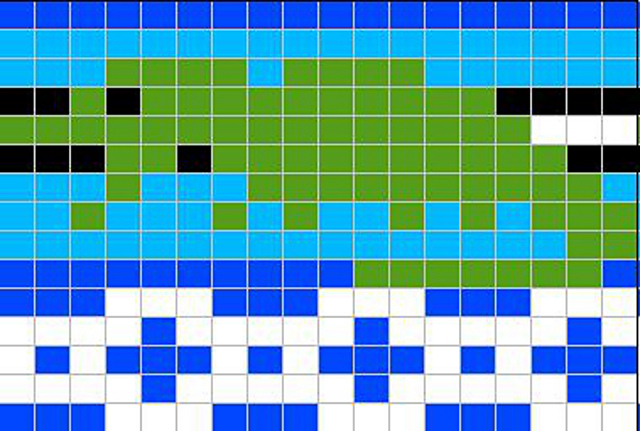Ravelry: Crocodile Chart pattern by Sandra Jäger