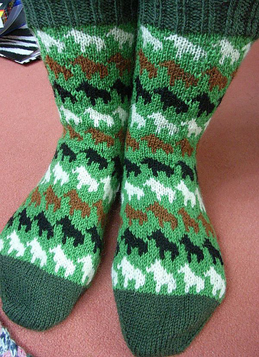 Ravelry: Horse socks pattern by Sandra Jäger