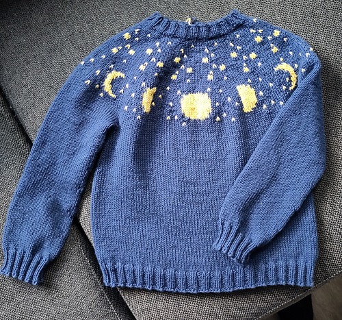 Ravelry: Moon Phases Sweater pattern by Laura Engmann