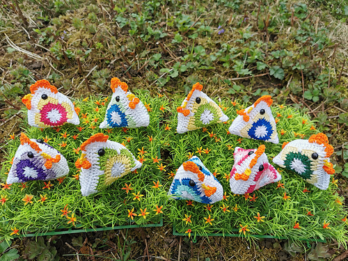 Ravelry: Granny Square Chicken / Granny-Square-Huhn pattern by Susanne ...