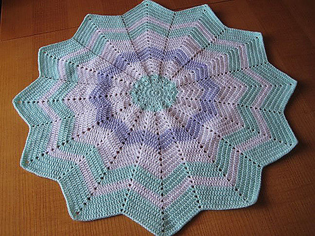 Ravelry: Round Ripple Afghan pattern by Sew On Fire Ministries