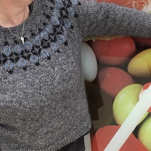 Blocked and ready to wear! Pattern: Yanis Sweater by Isabel Kramer ...