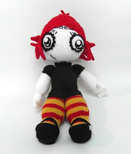 Ravelry: Gothic doll pattern by Gretel Crespo
