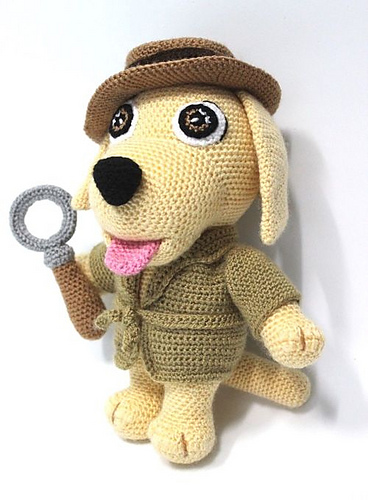 Ravelry: Lucas the detective dog pattern by Gretel Crespo