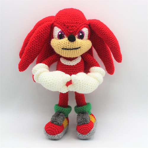 Ravelry: Knuckles (Sonic the Hedgehog) pattern by Gretel Crespo
