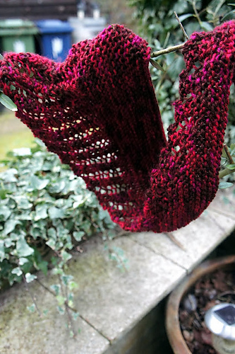 Ravelry: suespe's Gallatin Scarf #1