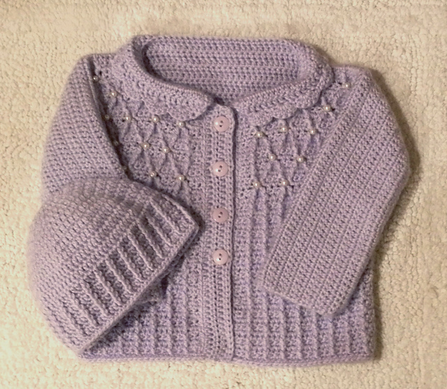 Ravelry: Baby Girl Crochet Sweater pattern by Annette Sanko