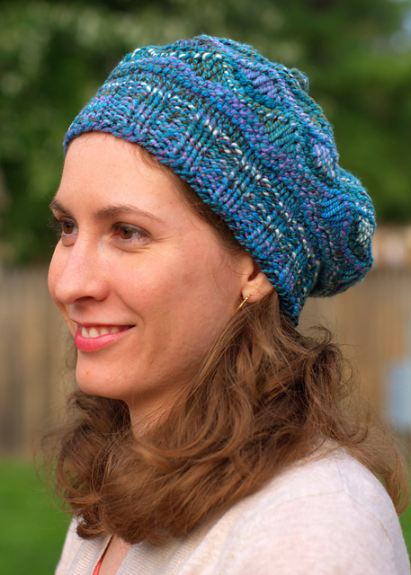 Ravelry: Drop Stitch Tam pattern by Jessica Kropf