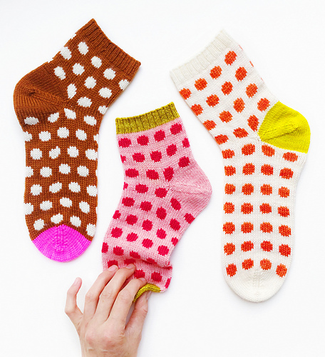 Ravelry: Little Dots Socks pattern by Summer Lee
