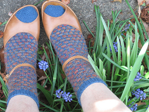 Ravelry: Stained Glass Bubble Socks pattern by Jen Hurley