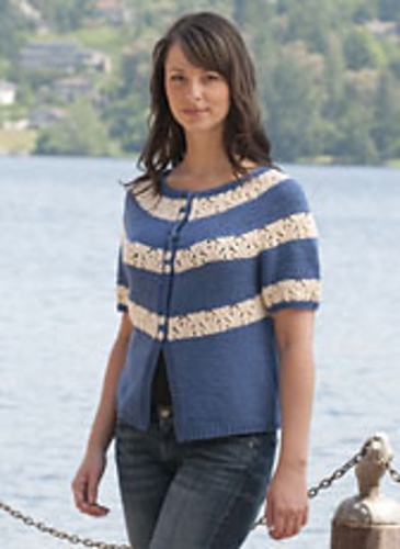 Ravelry: Circular Lace Yoke Cardigan pattern by Vera Sanon