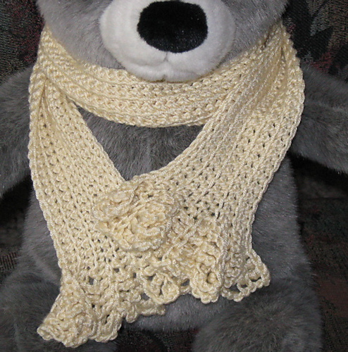 Ravelry: Scarf With Ruffled Ends pattern by Mary Jane Hall