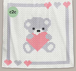 Ravelry: C2C Blanket - SweetHeart pattern by Elena Balyuk