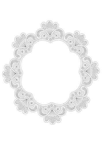 Ravelry: scroll doily RPL pattern by Wendy Harbaugh