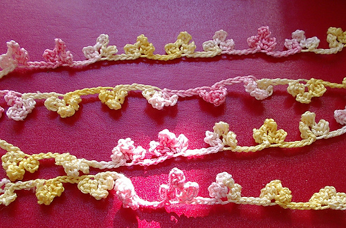 Ravelry: 3 baby lace patterns pattern by Wendy Harbaugh