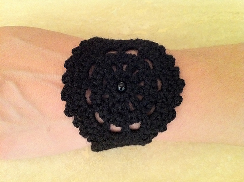 Ravelry: Crochet Goth Gypsy Bracelet pattern by Jan Henderson
