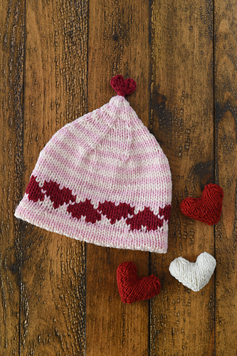 Ravelry: Love & Hearts Hat pattern by Susan B. Anderson