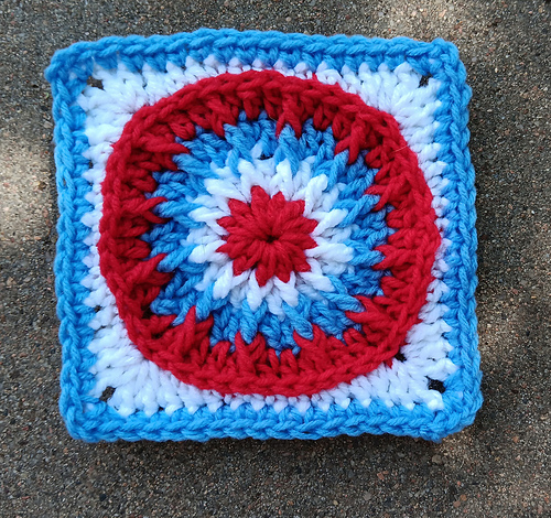 Ravelry: Bumpy Ride Square pattern by Marie Segares