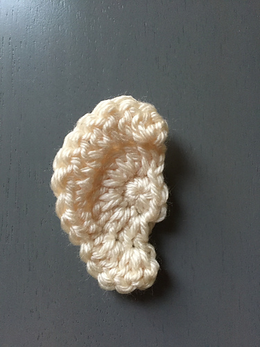 Ravelry: Human Ear pattern by Suzanne Adams