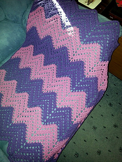 Ravelry: susansands' Lace Ripple Afghan
