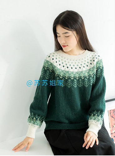 Ravelry: Staring Forest Yoke Sweater pattern by Susan's family