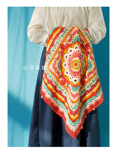 Ravelry: Camellia Butterfly Pillow Blanket pattern by Susan's family