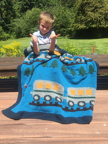 Ravelry: Baby Blanket - Train pattern by Elena Balyuk