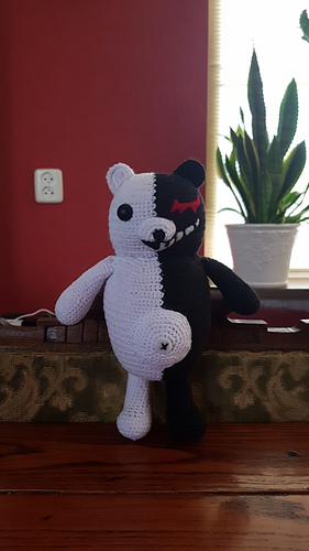 Ravelry: Monokuma (Dangaronpa) pattern by Suze Nane