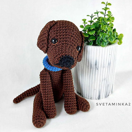 Ravelry: Chocolate Labrador pattern by Sveta Minakova