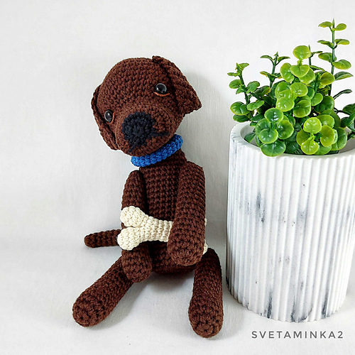 Ravelry: Chocolate Labrador pattern by Sveta Minakova