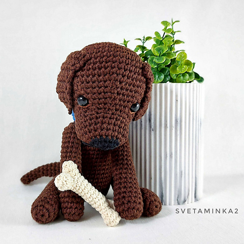 Ravelry: Chocolate Labrador pattern by Sveta Minakova