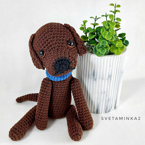 Ravelry: Chocolate Labrador pattern by Sveta Minakova