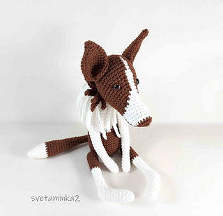 Ravelry: Border Collie amigurumi pattern by Sveta Minakova