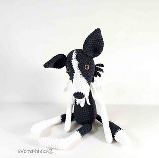 Ravelry: Border Collie amigurumi pattern by Sveta Minakova