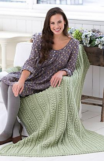 Ravelry: Aran Isle Afghan pattern by Michele Maks