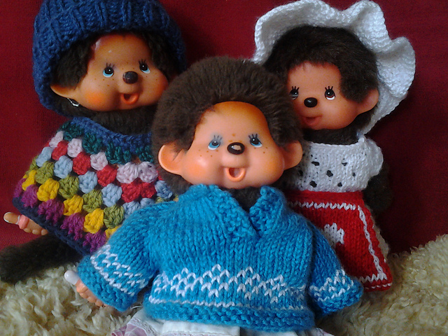 Ravelry: swamiamara's Monchhichis neue Kleider