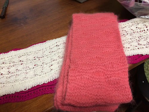 Ravelry: Snowdrop Lace Scarf pattern by Sharon Mooney