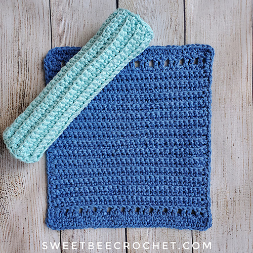 Ravelry: Textured Back Loop Washcloth pattern by Sweet Bee Crochet