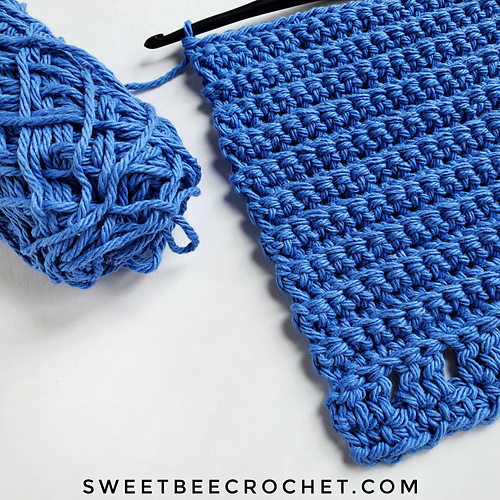 Ravelry: Textured Back Loop Washcloth pattern by Sweet Bee Crochet