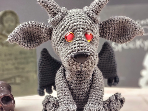 Ravelry: gargoyle pattern by Carolyne Brodie